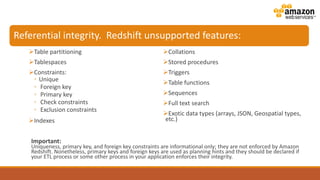 AWS (Amazon Redshift) presentation | PPTX