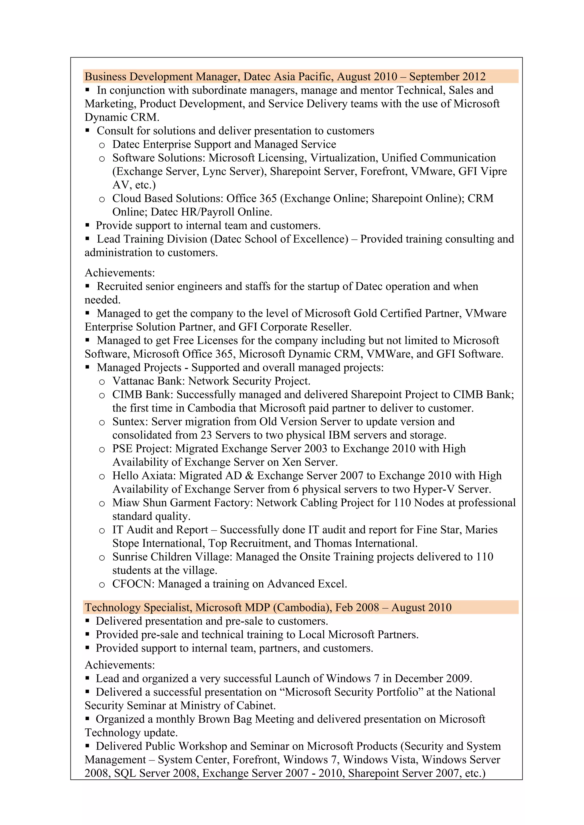 ChanNathResume | PDF