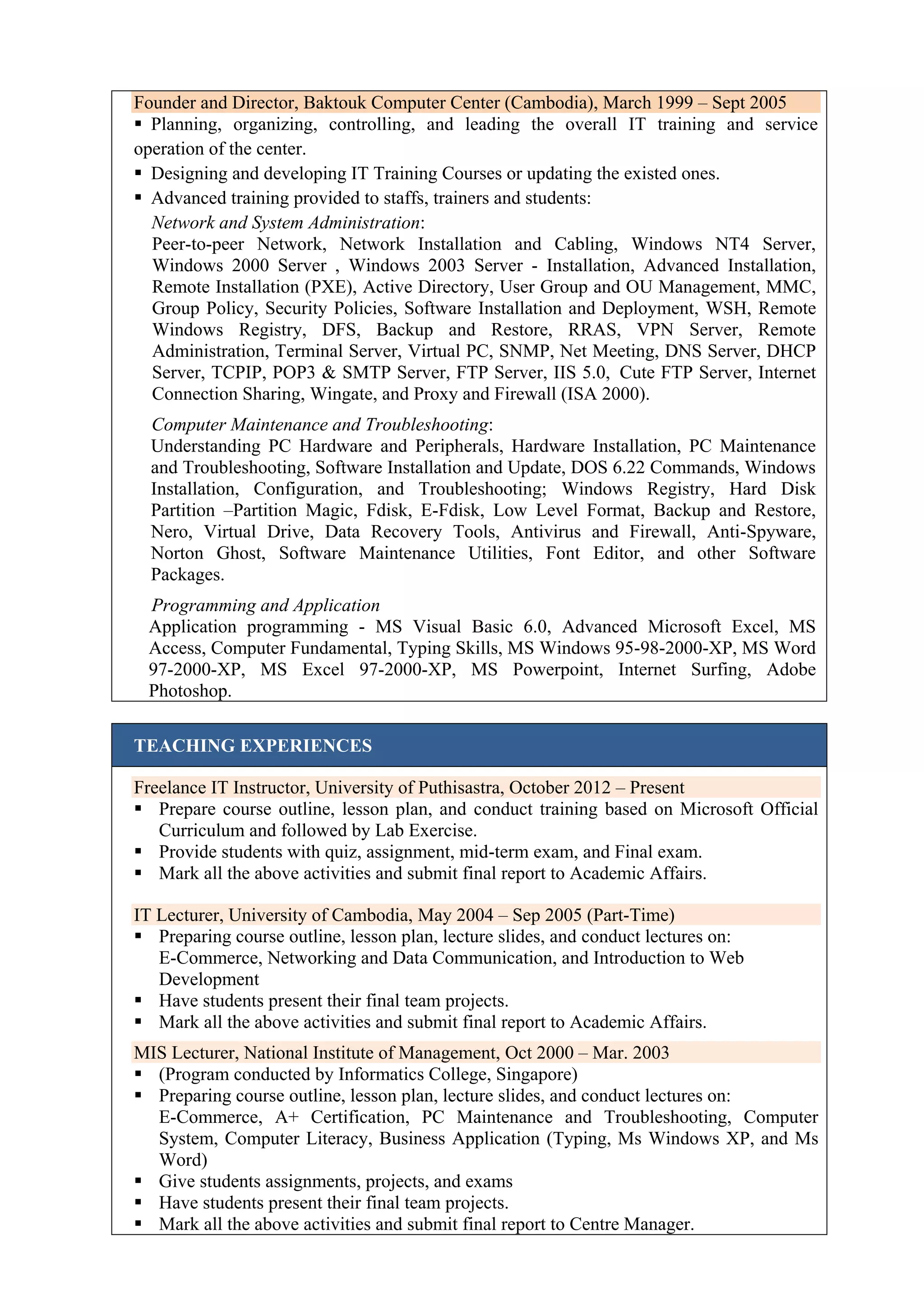 ChanNathResume | PDF