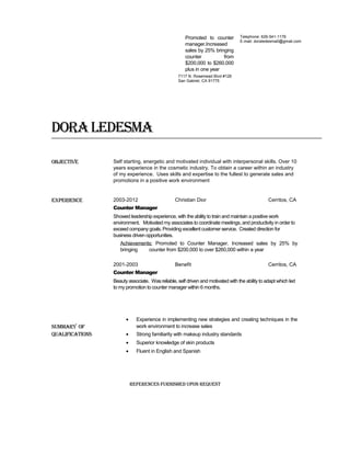 doraresume | DOC