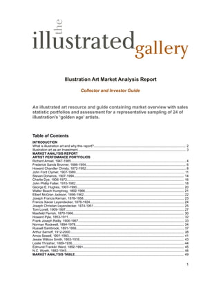 illustration art market report illustrated gallery | PDF
