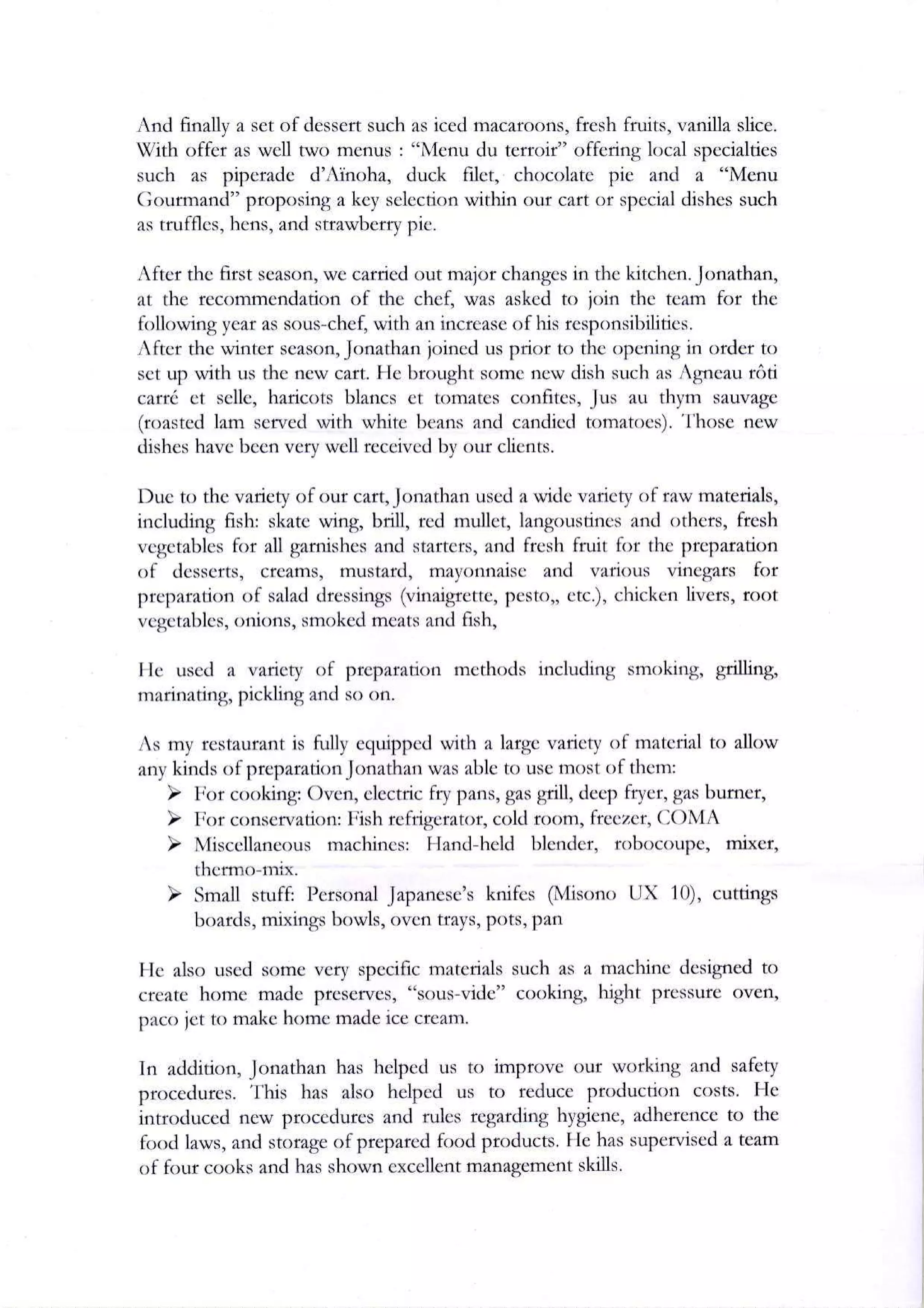 Recommendation letter ITHURRIA | PDF