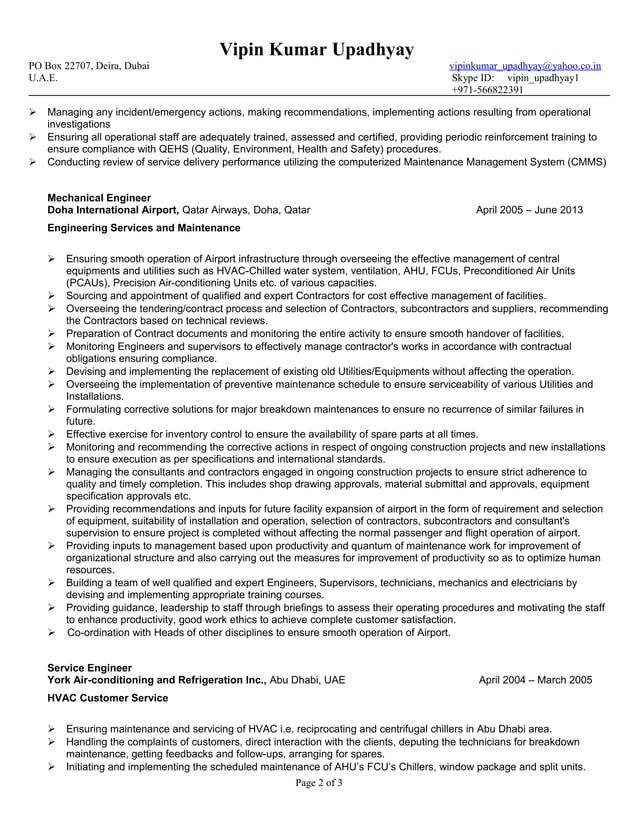 Vipin_CV | PDF | Free Download