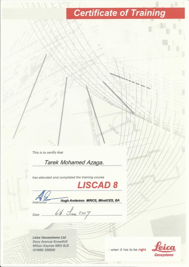 Liscad Training | PDF