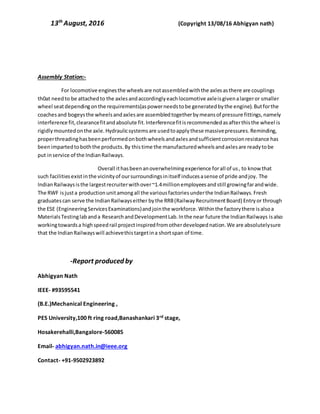RWF Report | DOCX
