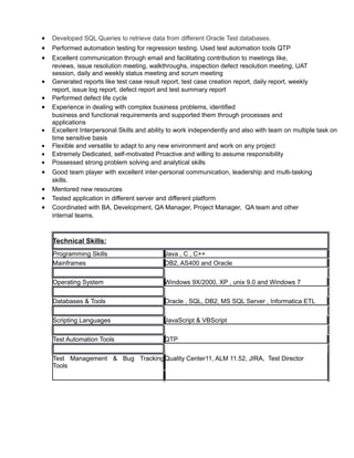 Vanitha_Resume | DOC