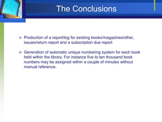 Library Management System | PPSX