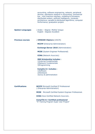 Hossam Hassan curriculum vite | PDF