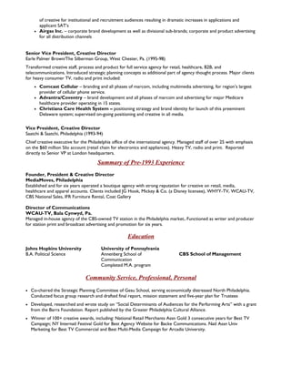 JFT Strat Plng Resume 15-3 | DOC