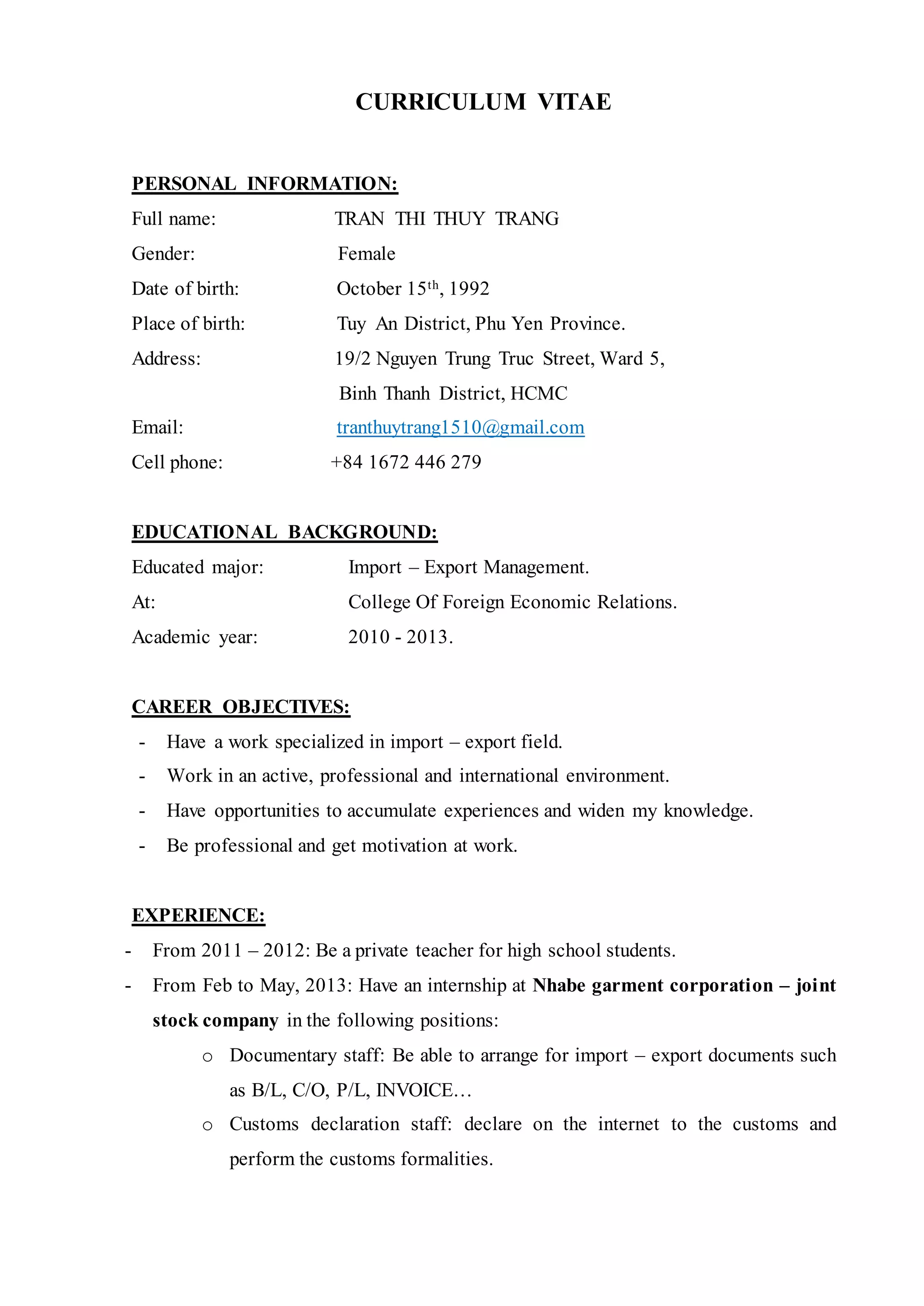 CURRICULUM VITAE English | DOCX
