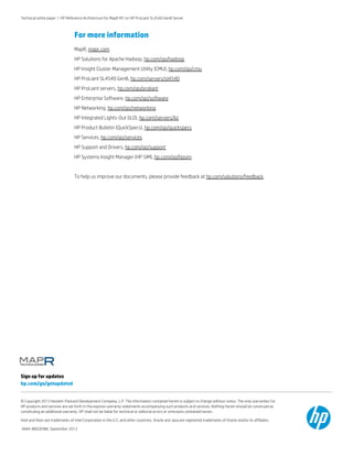 hp_reference_architecture_for_mapr_m7_on_hp_proliant_sl45401 | PDF