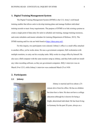 DTMS_Contextual_Inquiry_Report | PDF