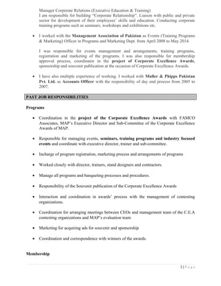 Curriculum Vitae - Kamran Mustafa.. | PDF