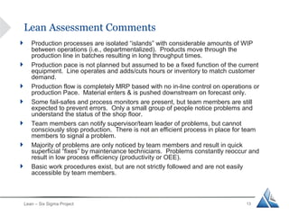 Lean Assessment 03-09-11 | PPT