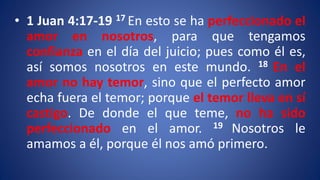 Echando fuera el temor | PPTX