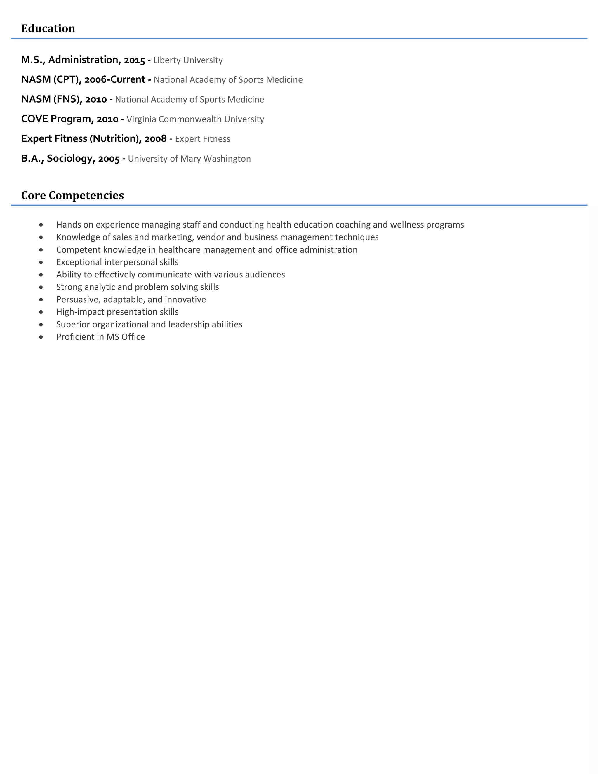 Resume Final | PDF
