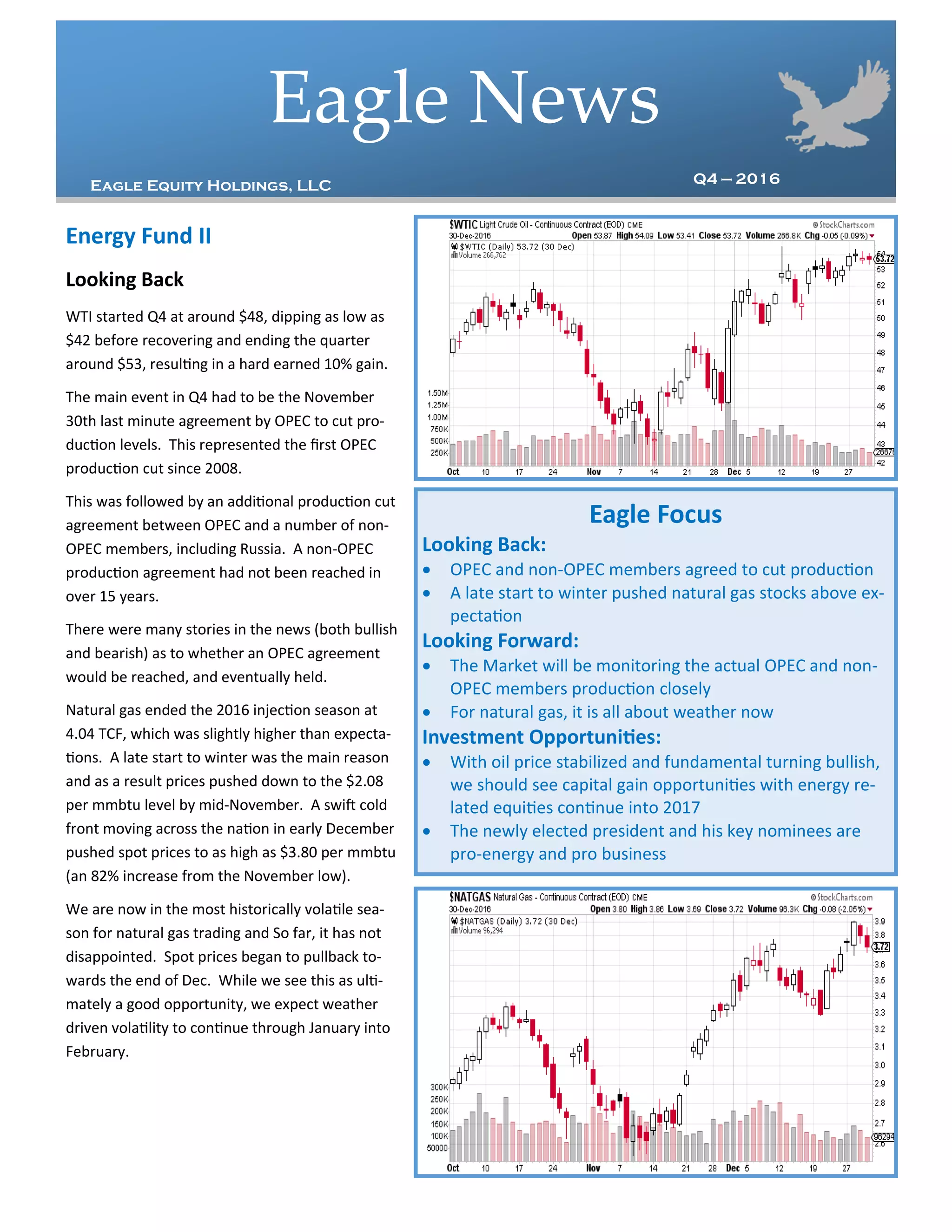 Eagle Newsletter Q4-2016 | PDF