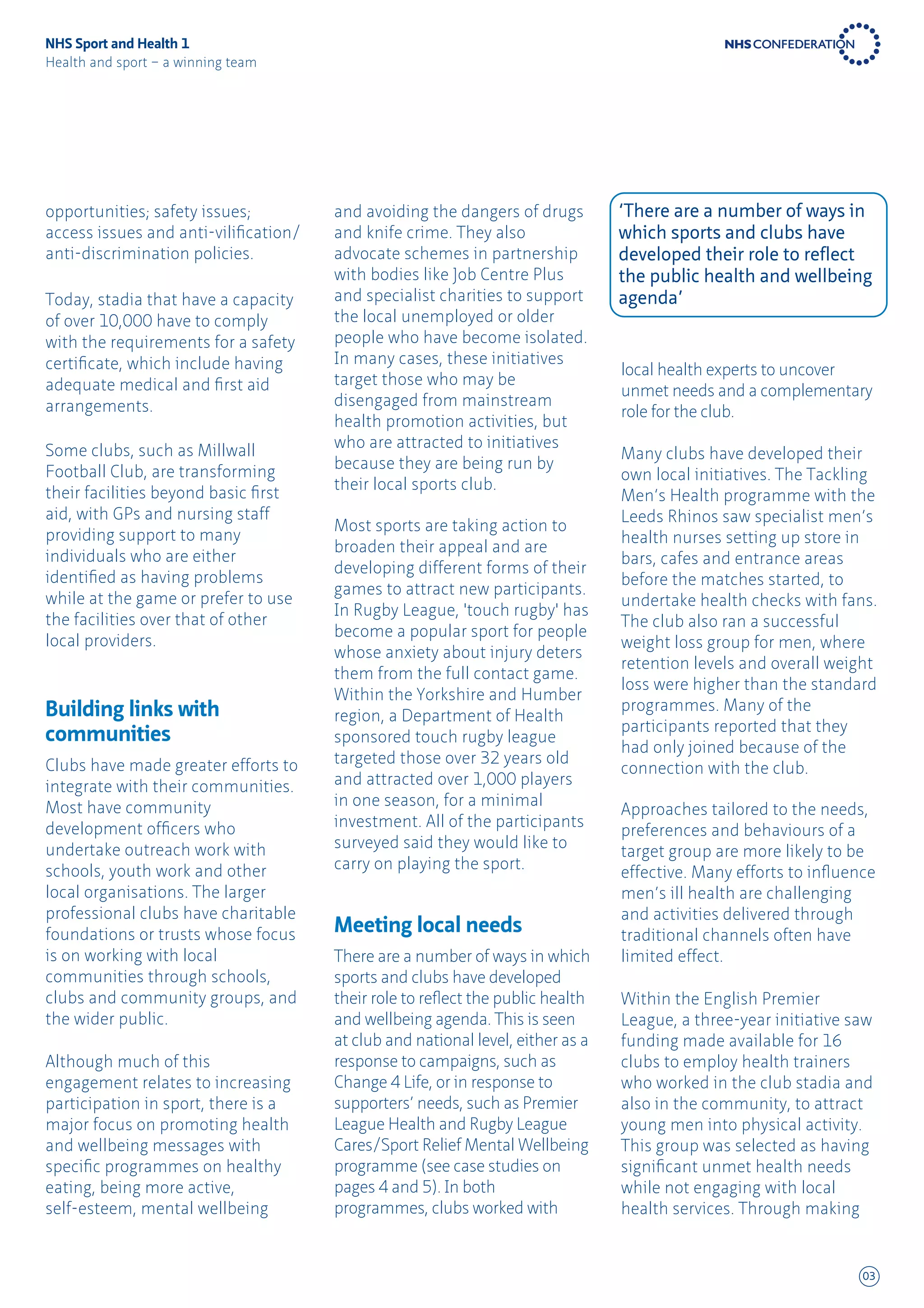 Health and sport - a winning team (1) | PDF