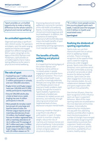 Health and sport - a winning team (1) | PDF | Participant Sports ...
