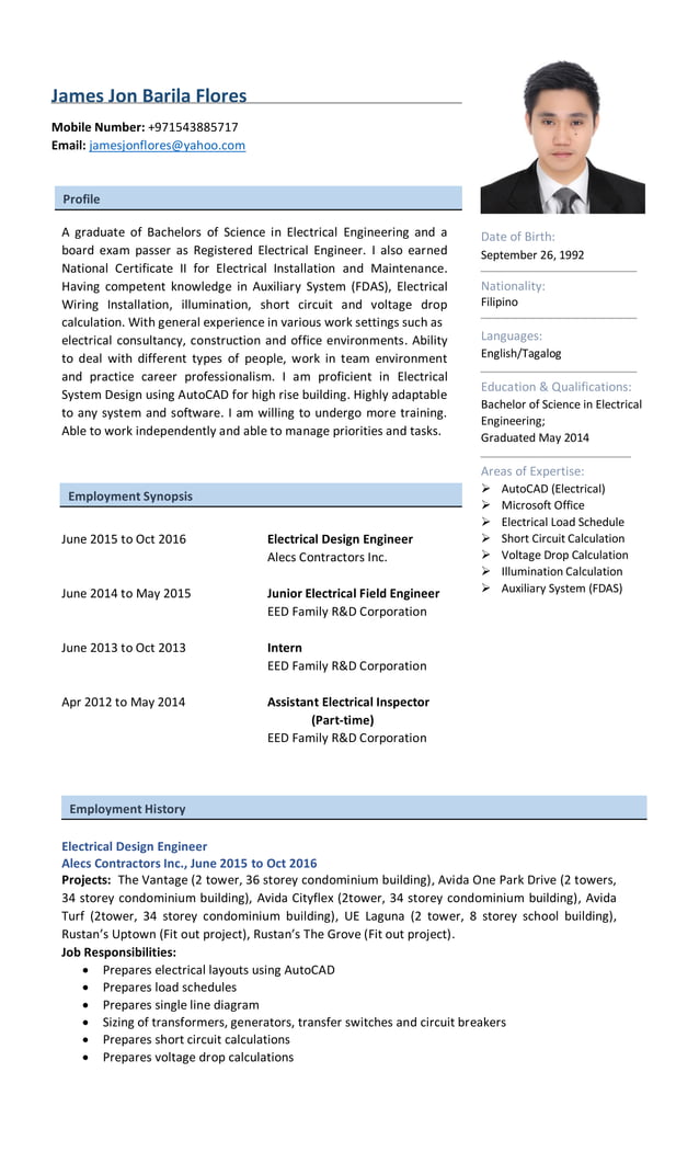 James Flores CV | PDF