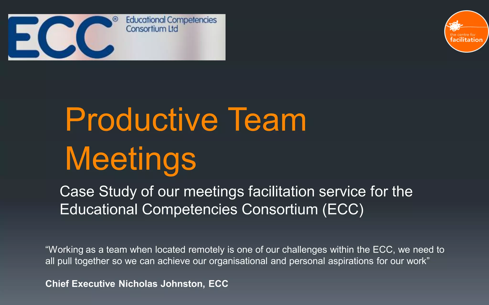 Team Meeting ECC Case Study | PDF | Business and Finance