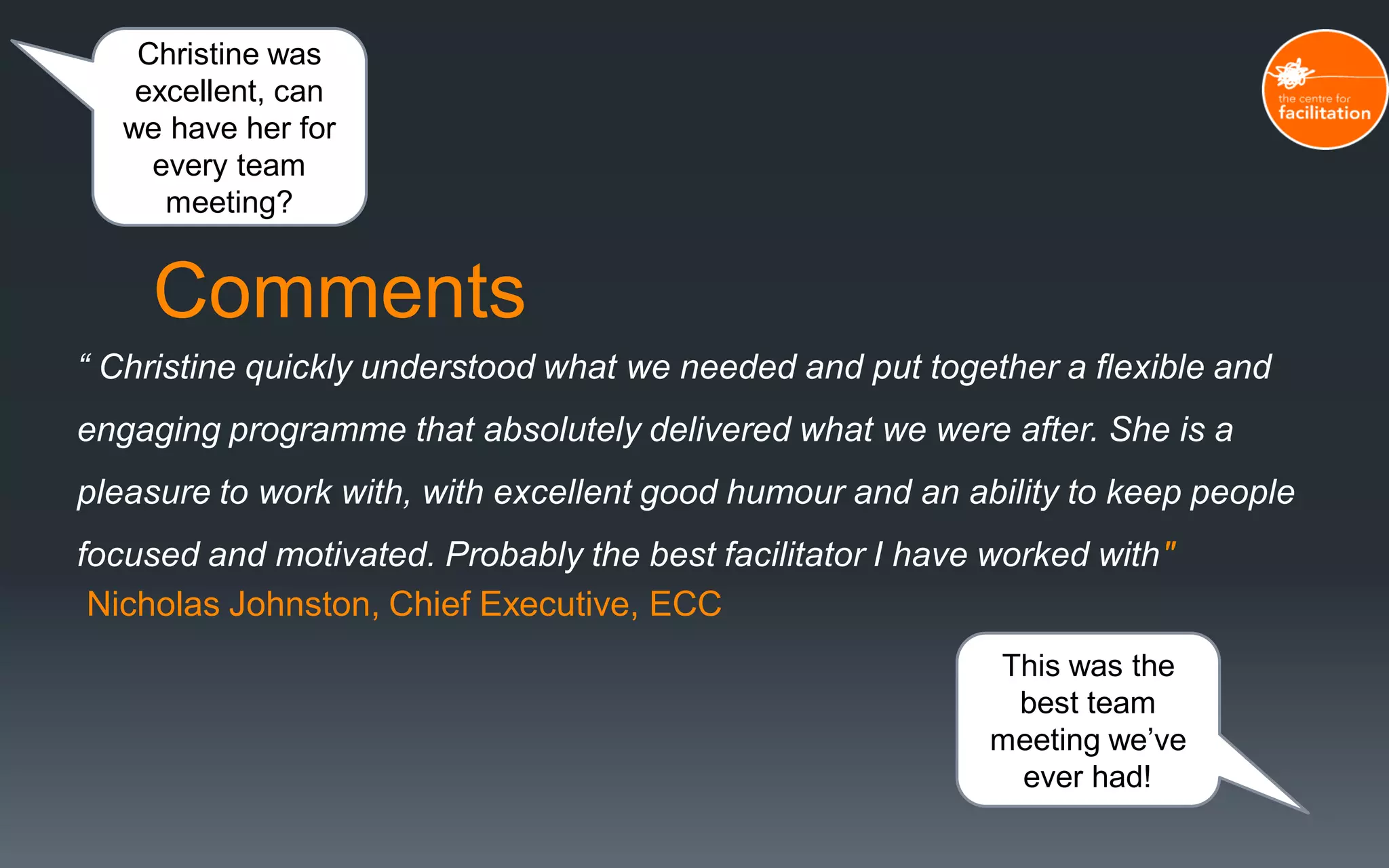 Team Meeting ECC Case Study | PPT