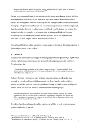 Scriptie Constitutionele Toetsing | PDF