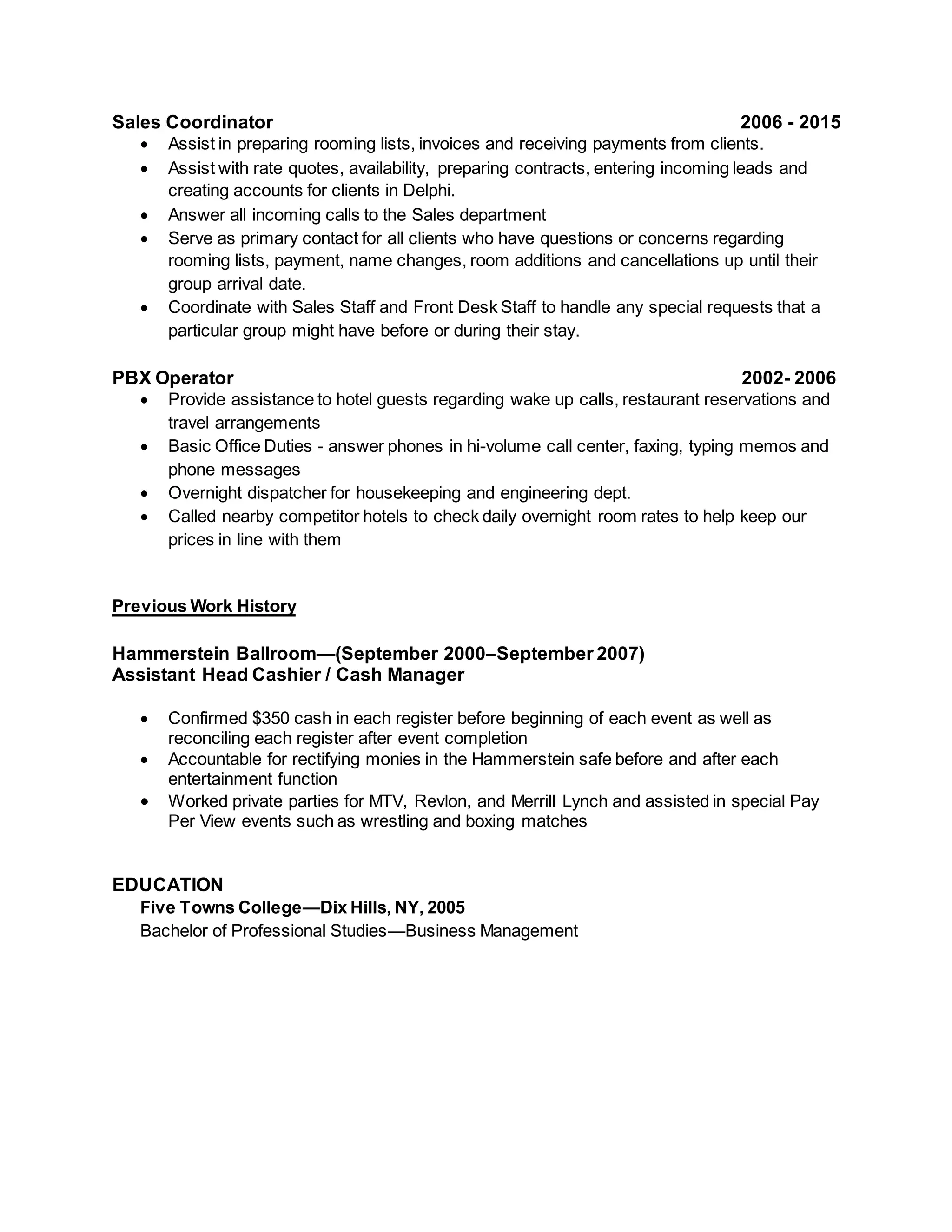 Craig Resume | DOCX