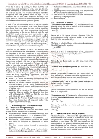 Heat Transfer Characteristics of a Plate Fin Heat Sink with Pin Fins of ...