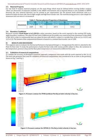 Heat Transfer Characteristics of a Plate Fin Heat Sink with Pin Fins of ...