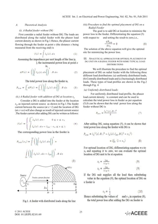 Loss Reduction by Optimal Placement of Distributed Generation on a Radial feeder | PDF