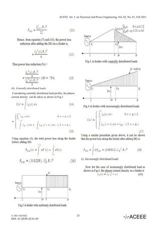 Loss Reduction by Optimal Placement of Distributed Generation on a Radial feeder | PDF