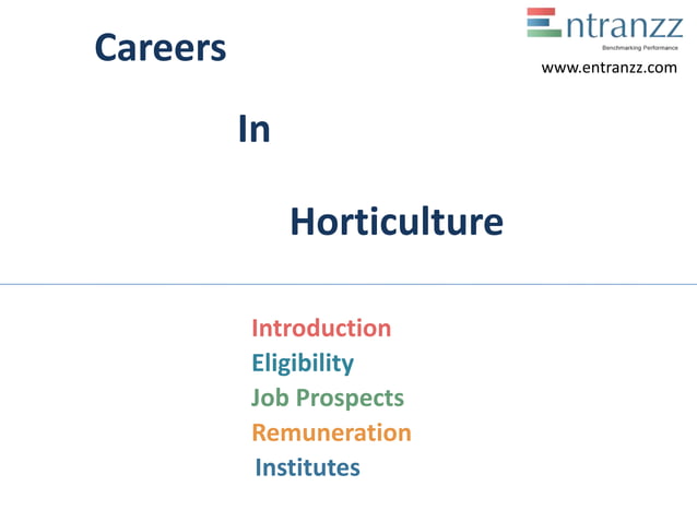 69.careers in horticulture | PPT