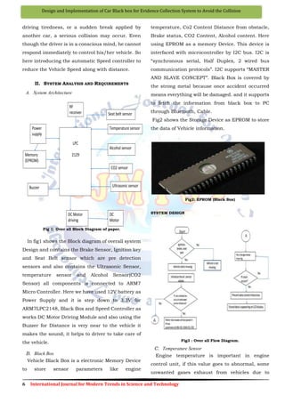 Design and Implementation of Car Black box for Evidence Collection ...