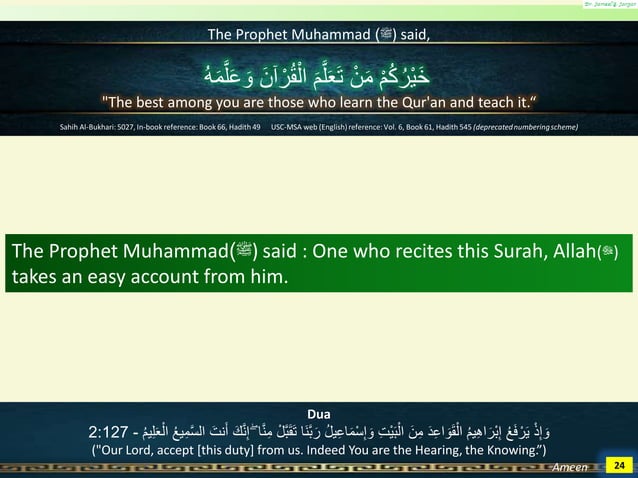 Al Quran (Chapter 69): Surah Al Haqqah [The Undeniable Reality] | PPT