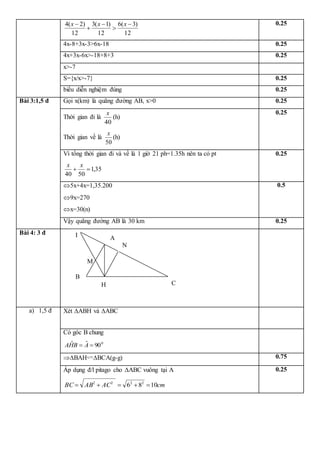 Đề Thi HK2 Toán 8 - THCS Võ Thành Trang | PDF