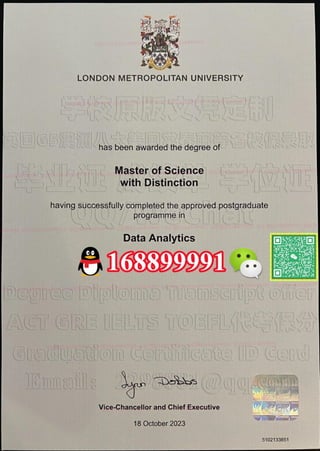 London Metropolitan University degree offer diploma Transcript | PDF