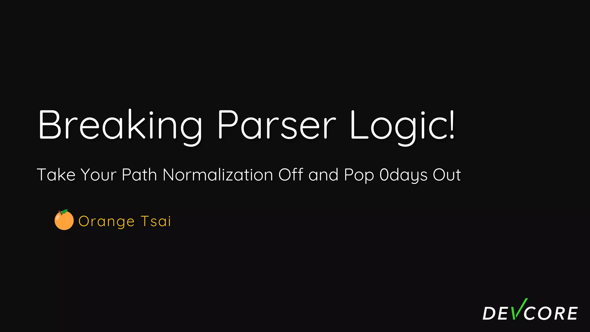 Breaking Parser Logic: Take Your Path Normalization Off and Pop 0days Out! | PDF | Web ...