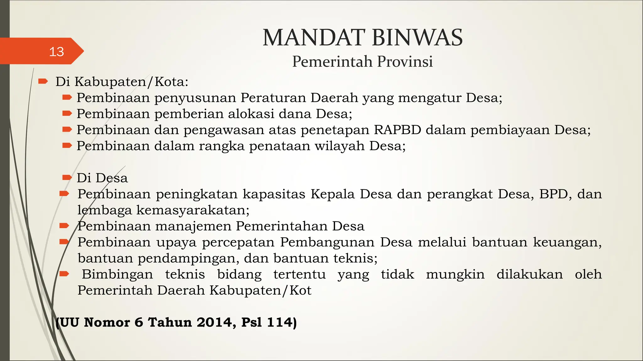 Pembinaan dan pengawasan pemerintahan desa | PDF