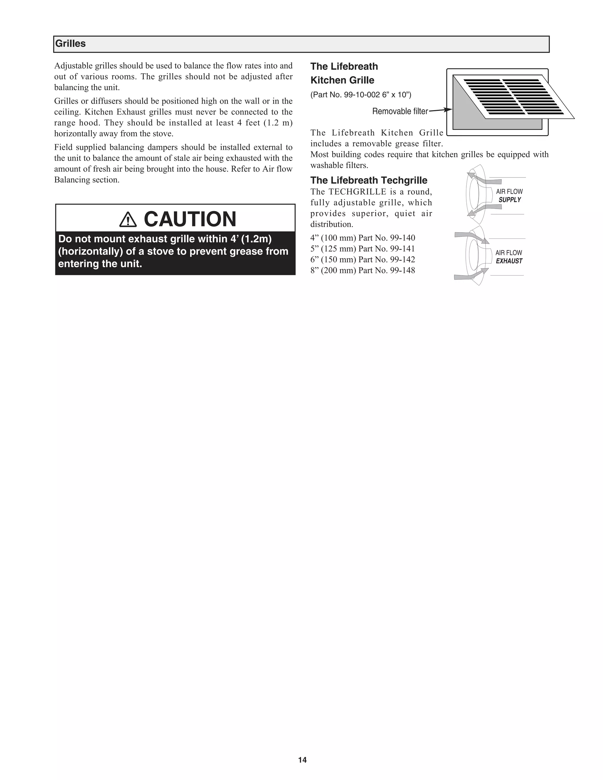 LifeBreath Operation & Installation Manual max series 150 - 200 erv | PDF