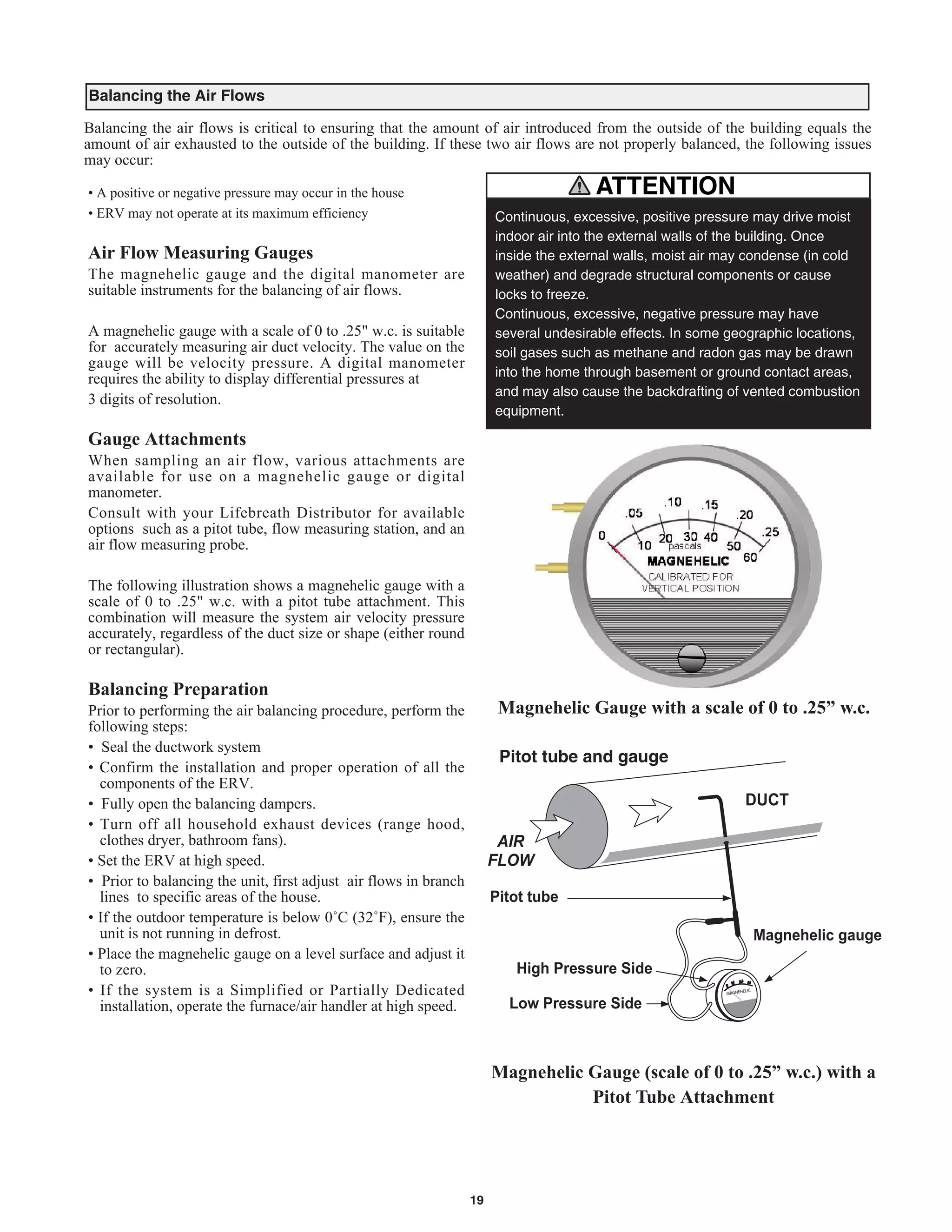 LifeBreath Operation & Installation Manual max series 150 - 200 erv | PDF