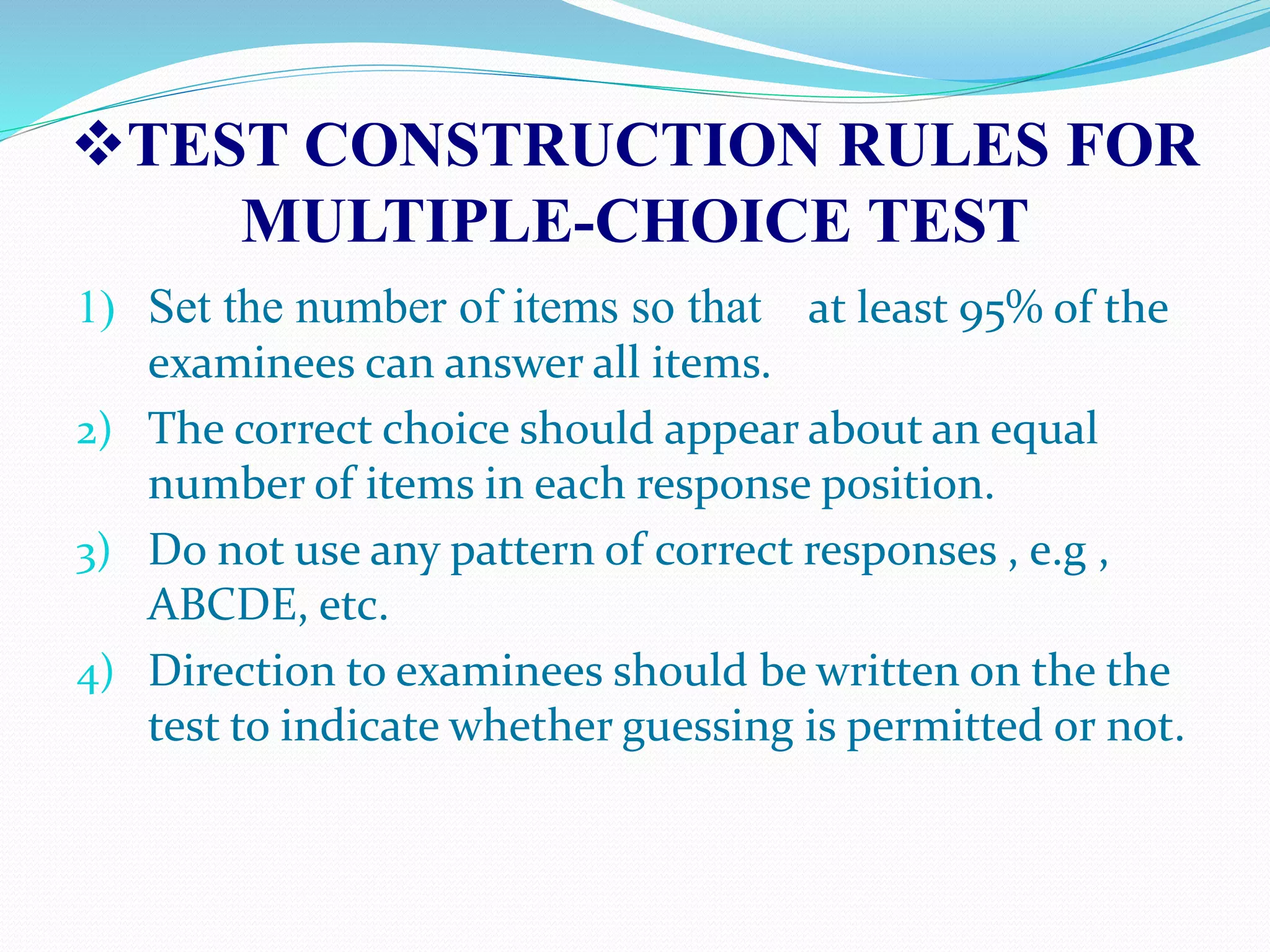 Assembling The Test | PPTX