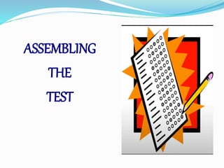 Assembling The Test | PPTX