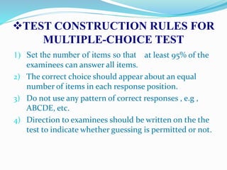 Assembling The Test | PPTX
