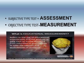 Basic Concepts of Teaching, Evaluation, Measurement, And Tests. | PPT