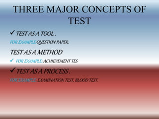 Basic Concepts of Teaching, Evaluation, Measurement, And Tests. | PPT