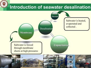 6900961-Capacitive deionization for seawater desalination | PPT