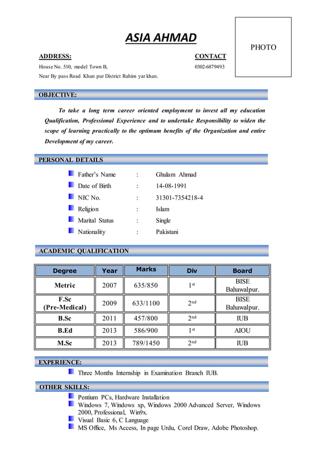 ASIA AHMAD | DOCX | Computing | Technology & Computing