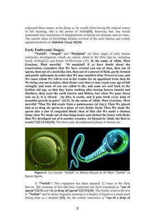 Human Life Cycle in Holy Quran | PDF