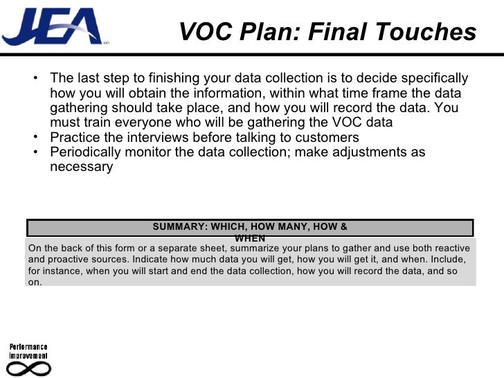 D05 Define VOC, VOB and CTQ